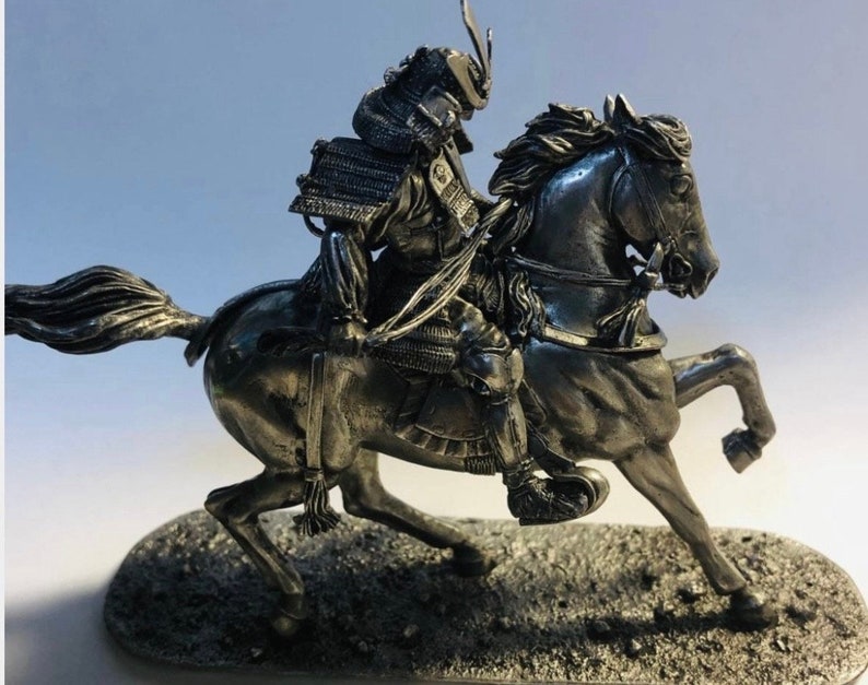Japanese Brave Samurai Metal Statue Imperial Palace in Tokyo Handmade ...
