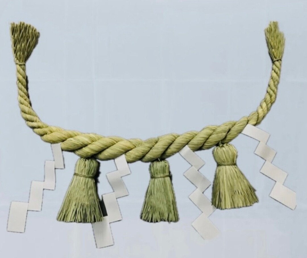 Shimenawa 90cm/35.5inch Japan Shrine Handmade Separating a Holy Place ...