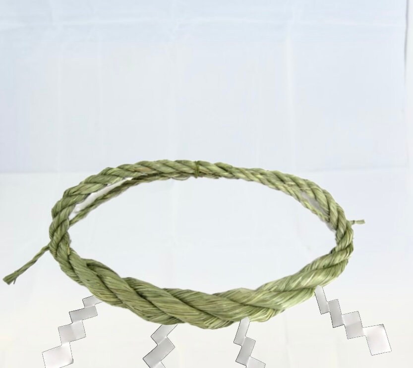 Shimenawa 150cm/59inch Japan Shrine Handmade Separating a Holy Place ...