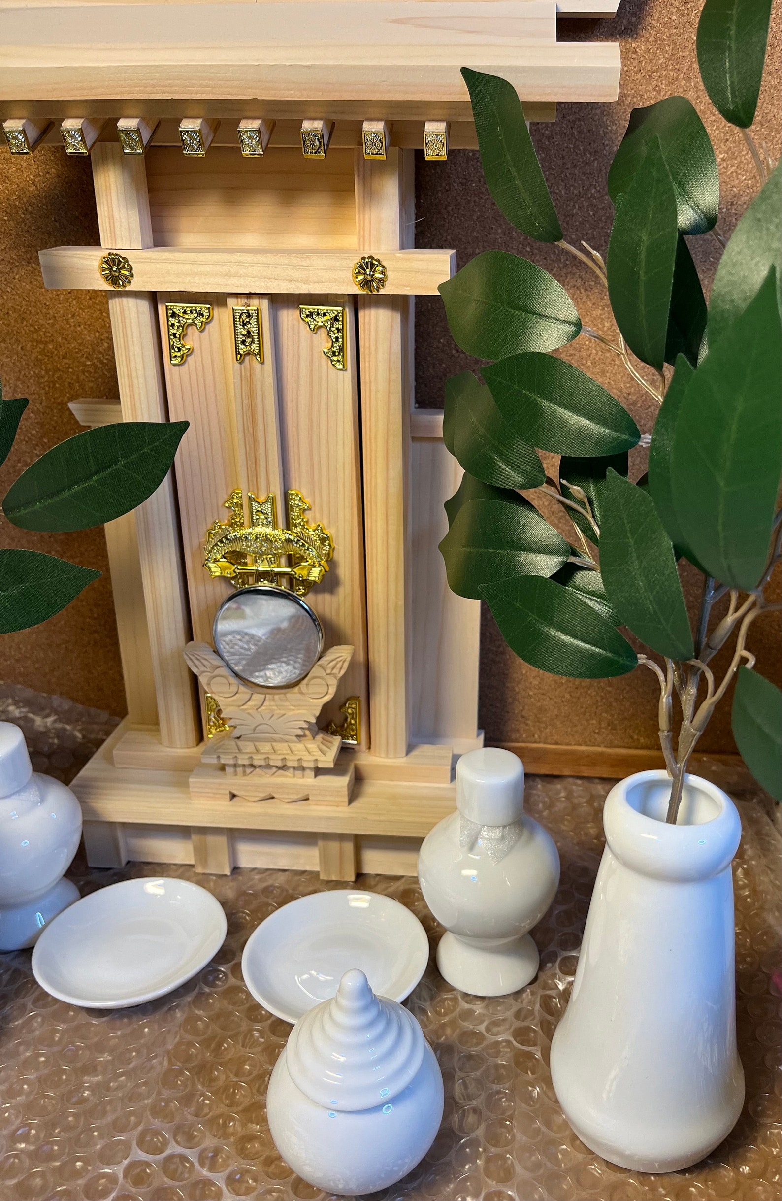 Japanese Kamidana Shinto Shrine Set – Handmade Shinto Altar With Sacred ...
