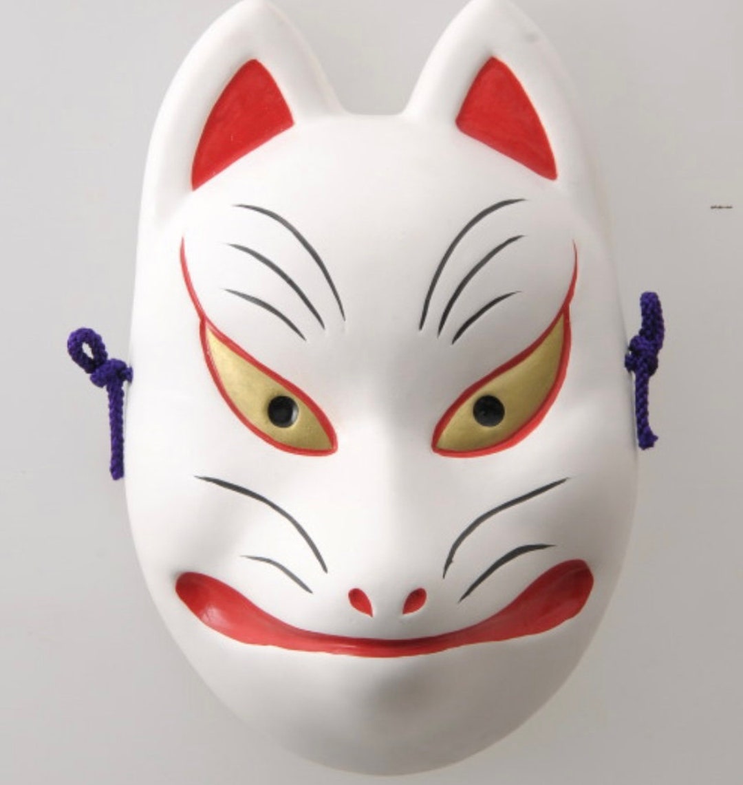 Kitsune Inari Fox Mask Traditional Japanese Art Wall Statue - Etsy