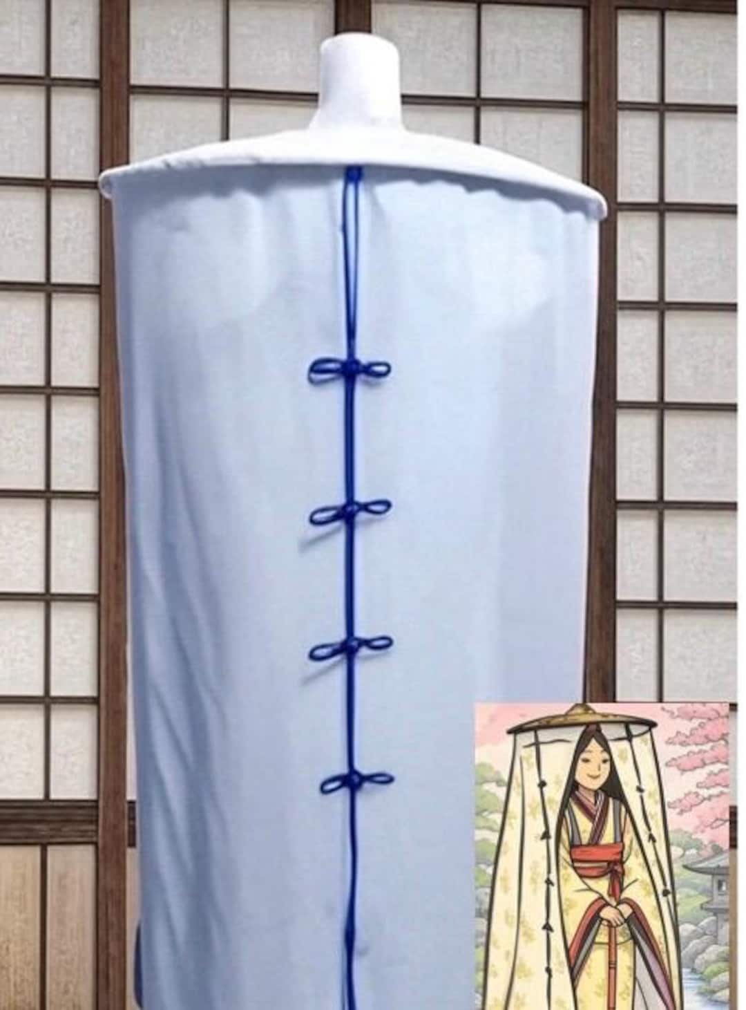 Japanese Traditional Ichimegasa Hat Bamboo Hat Umbrella Kasa With Veil ...