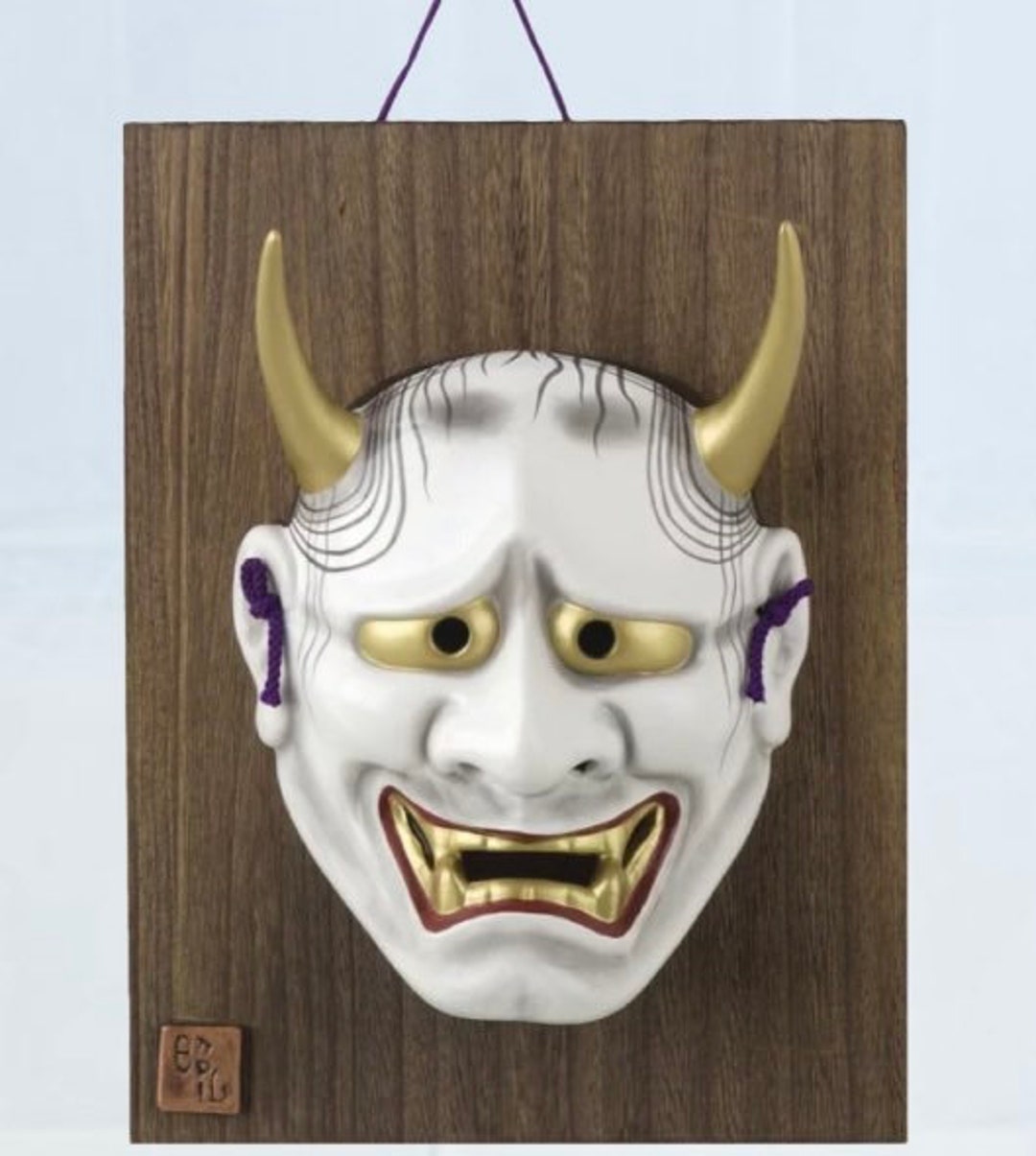 Noh Mask Traditional Japanese Art Hannya Wall Statue the Mask of a ...