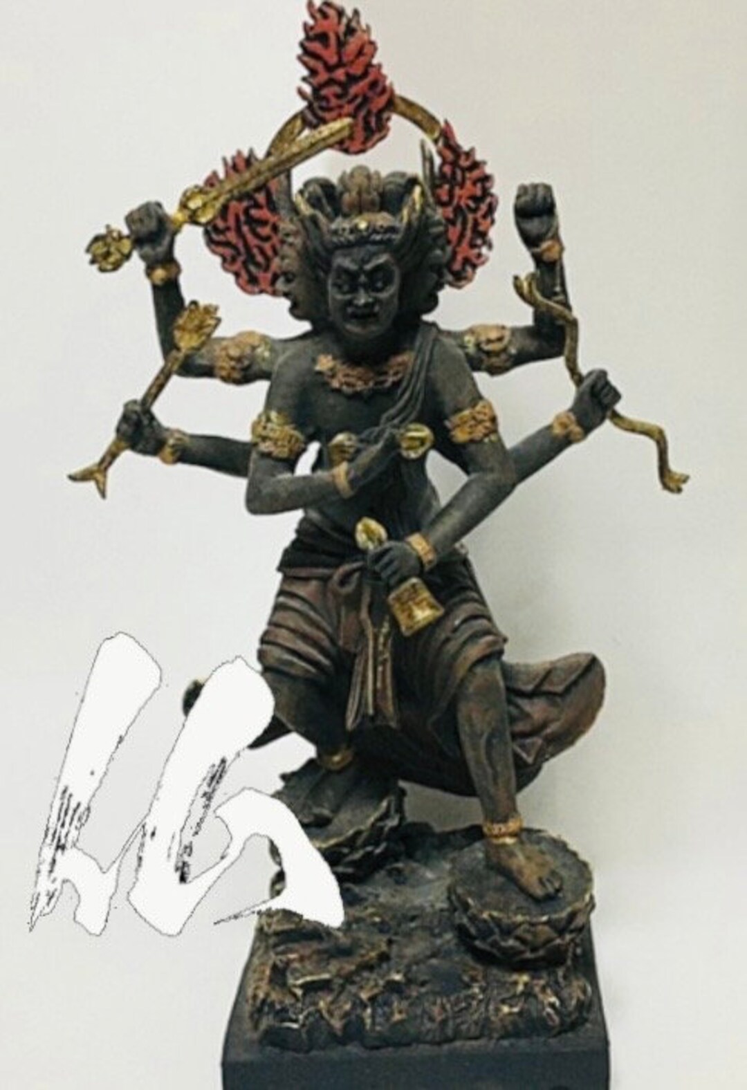 Vajra Yasha Myoo Buddha Statue From Japan in Shingon Esoteric Buddhism ...