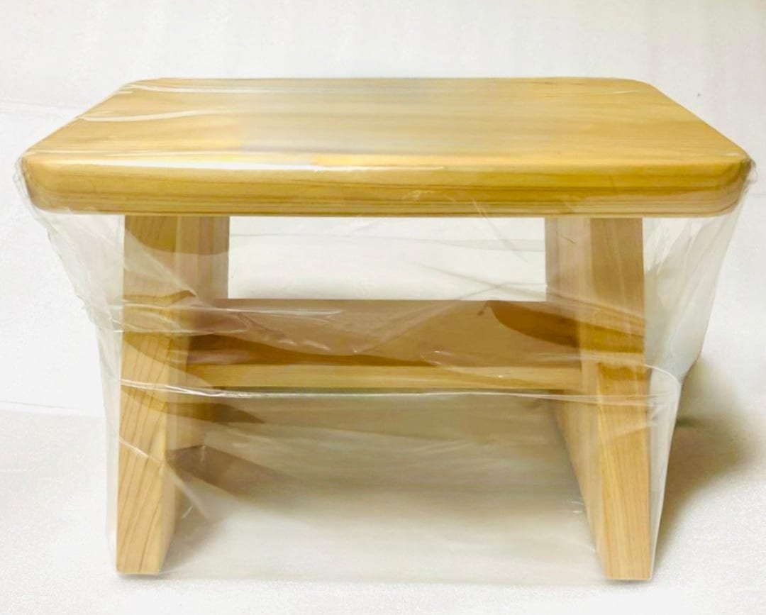 Japan Traditional Bath Wooden Chair HINOKI Handmade Spa Hot Spring Big ...