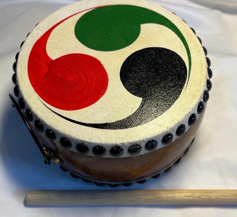Traditional Japanese Drum tomoe Crest Designtaiko - Etsy