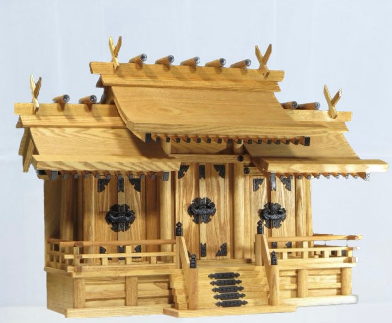 Japanese Kamidana omiya Daijingu With Sleeves Hinoki Shinto - Etsy