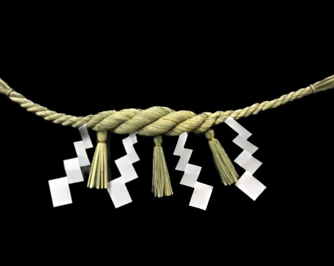 Shimenawa 60cm/japan Shrine Handmade Separating a Holy Place From Other ...