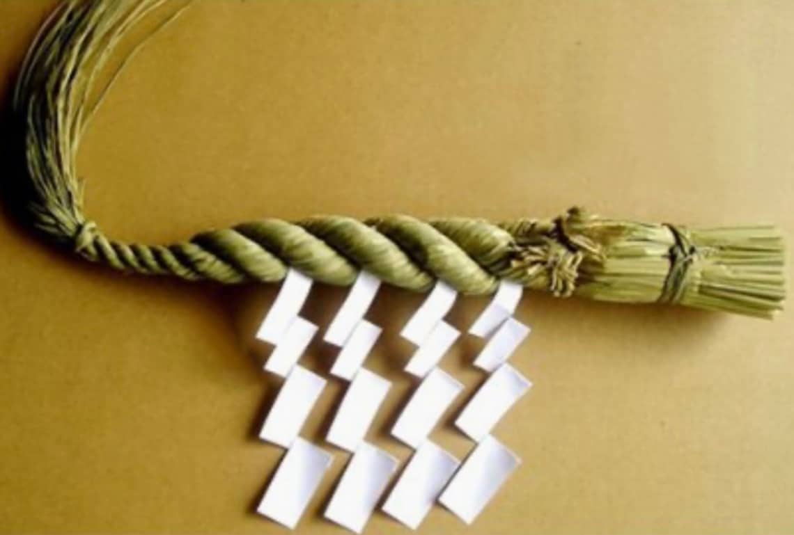 Shimenawa 60cm Japan Shrine Separating a Holy Place From Other Unclean ...