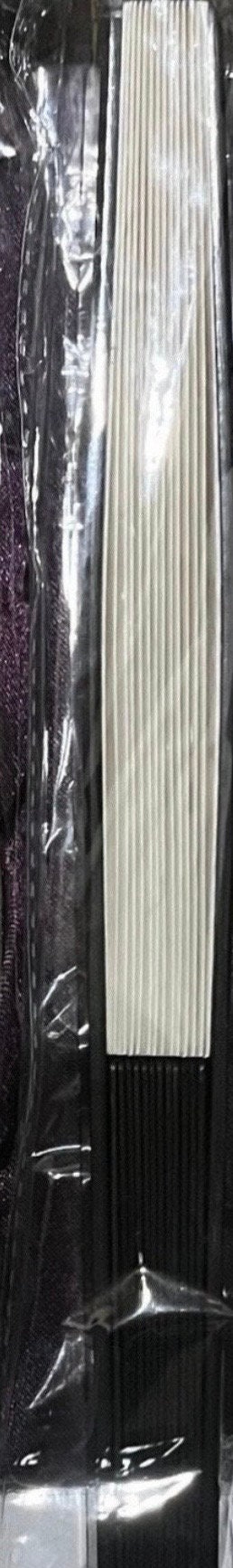 Japanese Tessen Samurai War Fan – Large 50cm Iron Folding Fan, White ...