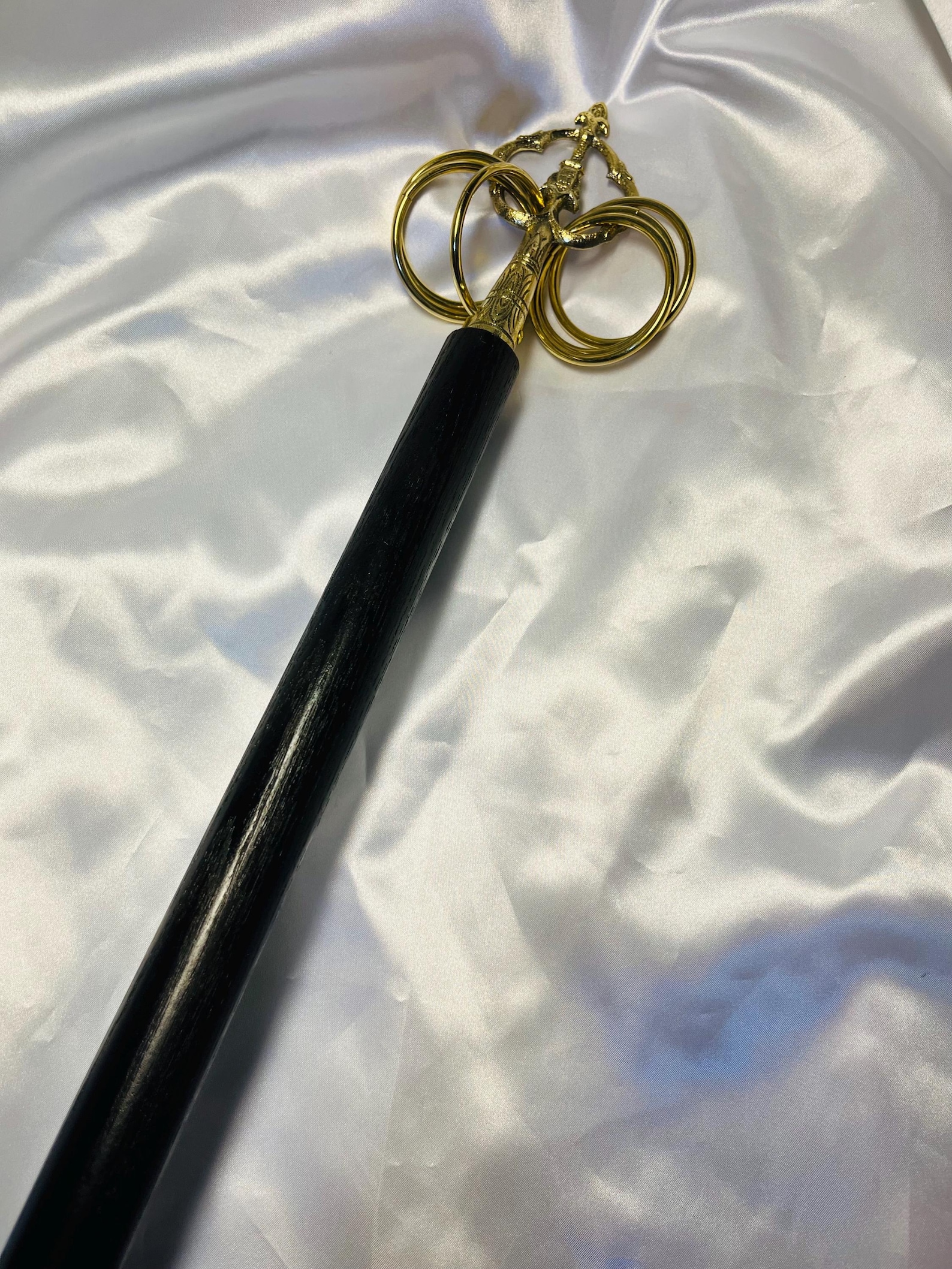 Buddhist Stick Monk Staff Khakkhara Japanese Traditional SHAKUJO ...