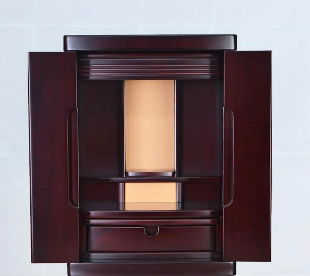 Japanese Butsudan Buddhist Altar Compact Size Kindness Darkbrown - Etsy