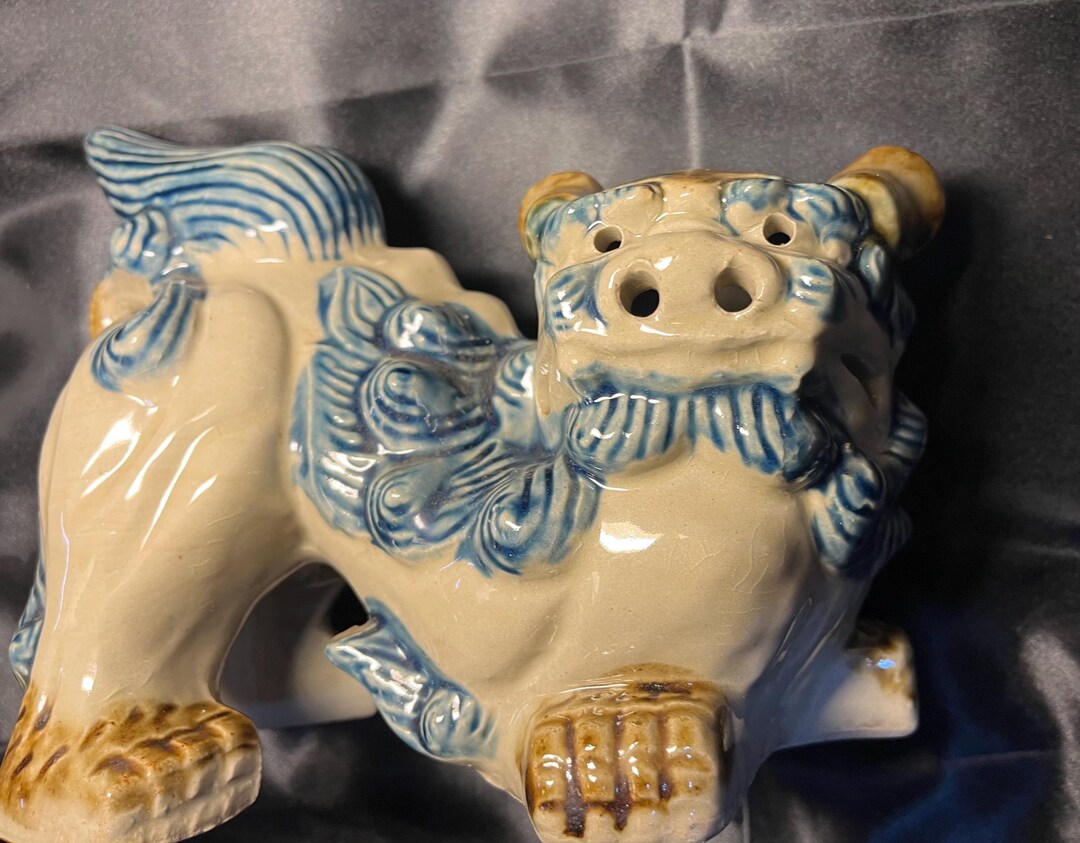 Okinawan Traditional Pottery Shisa Handcrafted Guardian Lion Statue - Etsy
