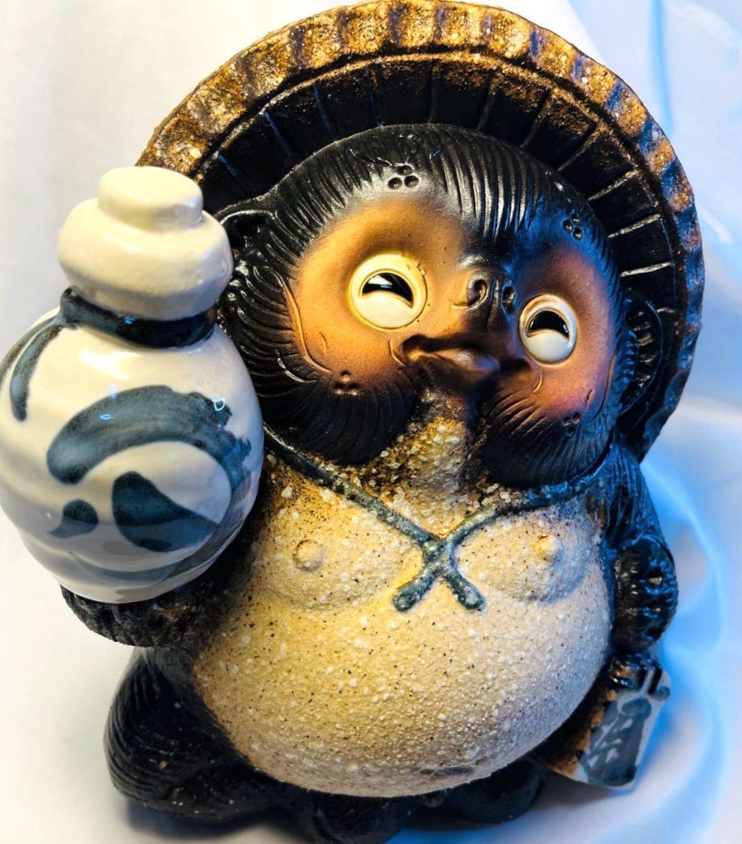Shigaraki Lucky Tanuki Bacchus A Traditional Symbol of Good Fortune - Etsy