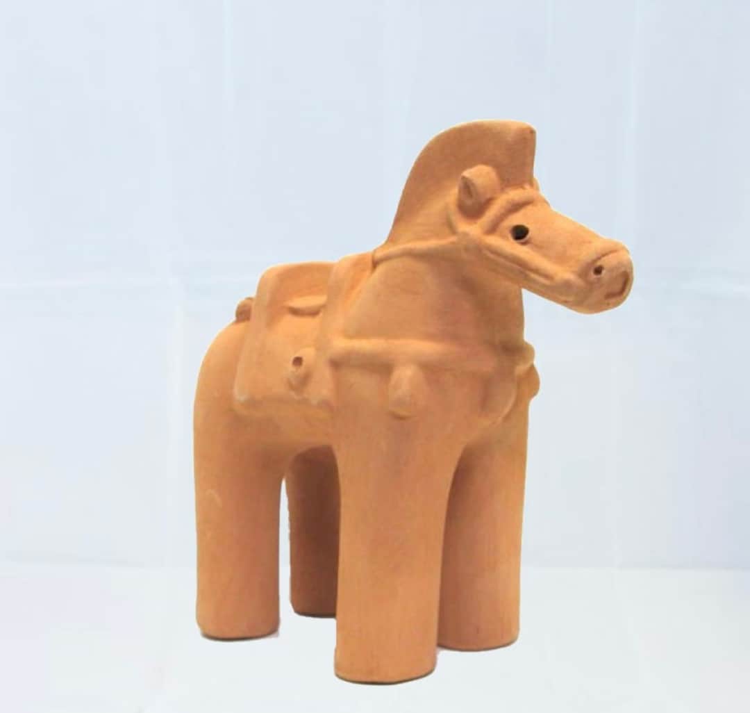 Ancient Japanese Haniwa Statue Horse - Etsy