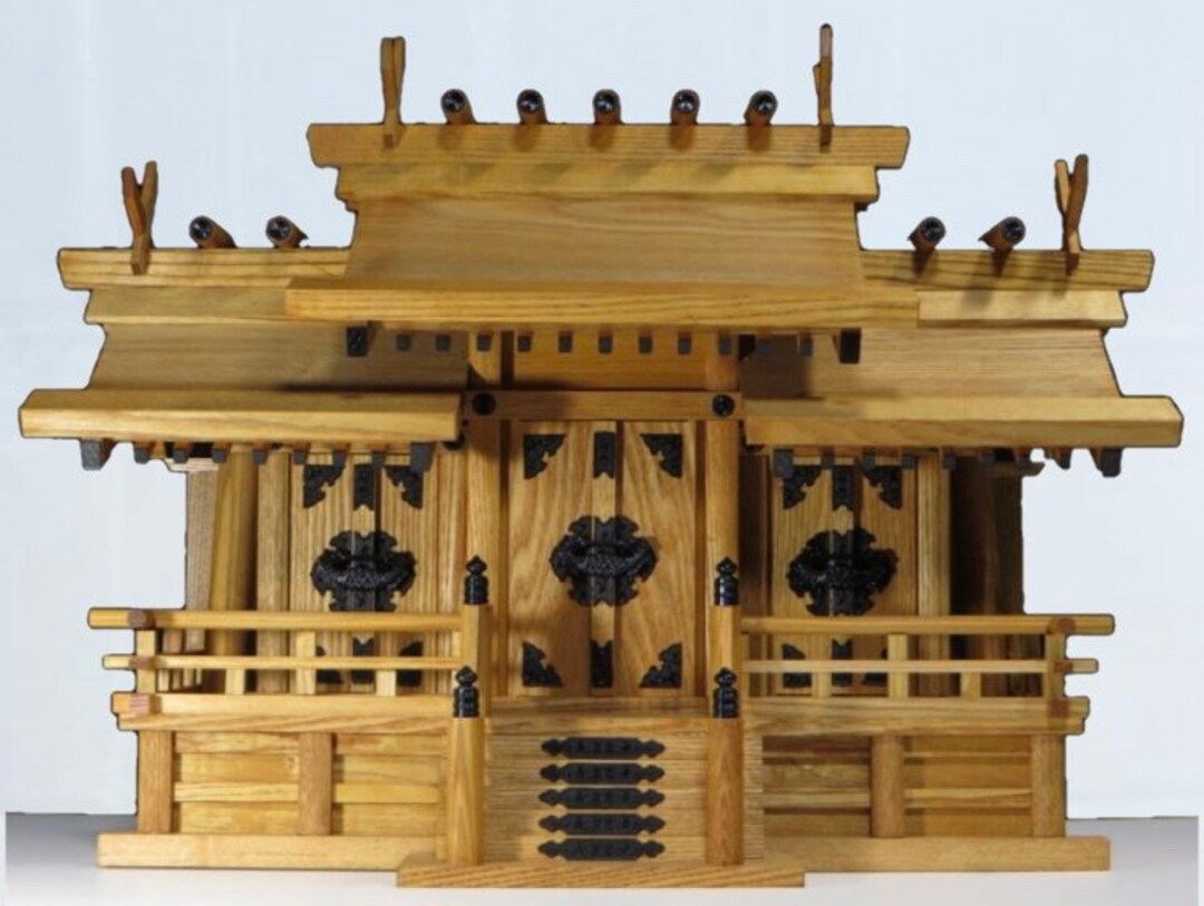 Japanese Kamidana omiya Daijingu With Sleeves Hinoki Shinto - Etsy