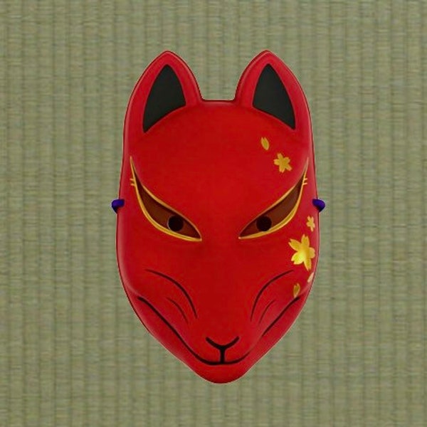 Japanese Full Fox Mask - Etsy