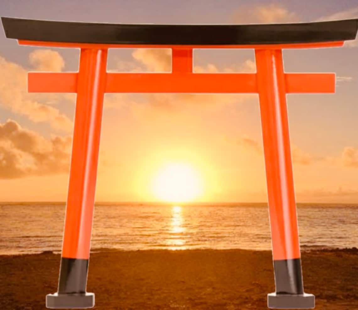 Japanese Torii Shrine Sacred Gate Big Size Handmade - Etsy