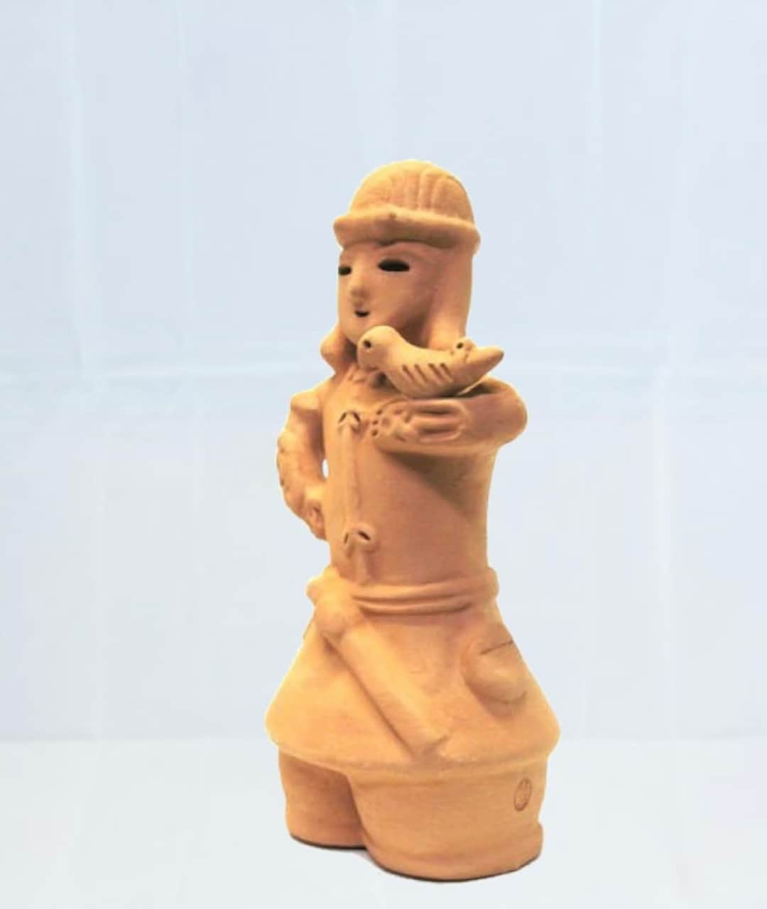 Ancient Japanese Haniwa Statue Warrior and Falcon - Etsy
