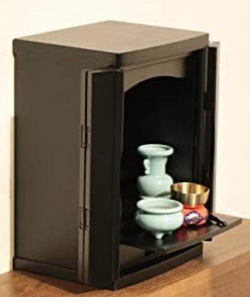 Japanese Butsudan Buddhist Altar Compact Size Black - Etsy