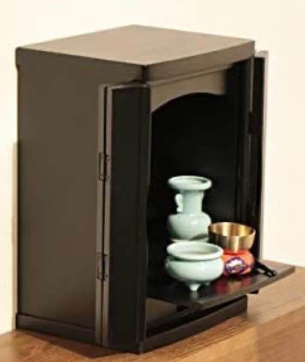 Japanese Butsudan Buddhist Altar Compact Size Black - Etsy