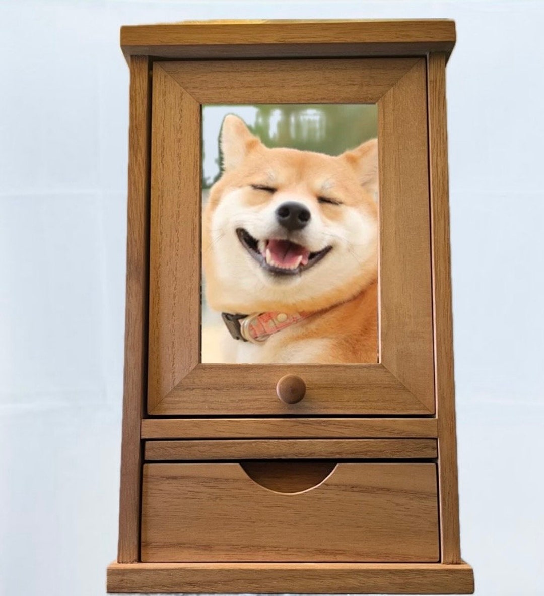 Japanese Butsudan Buddhist Pet Altar Compact Size Luxury Paulownia Wood ...