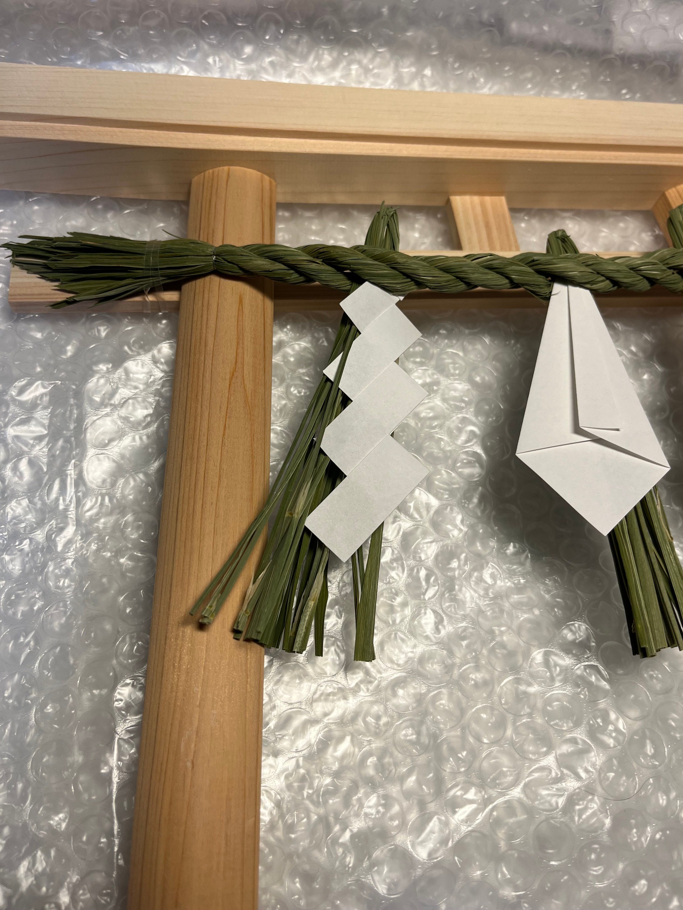 Japanese Torii Shrine Wooden Shinto Sacred Gate Shimenawa Set - Etsy