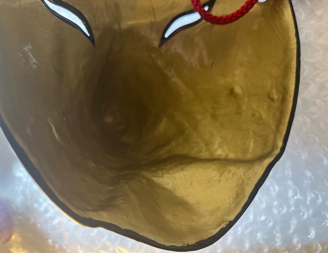 Japanese Noh Face Fox Mask Nine Tailed Fox KYUUBI Kitsune - Etsy UK