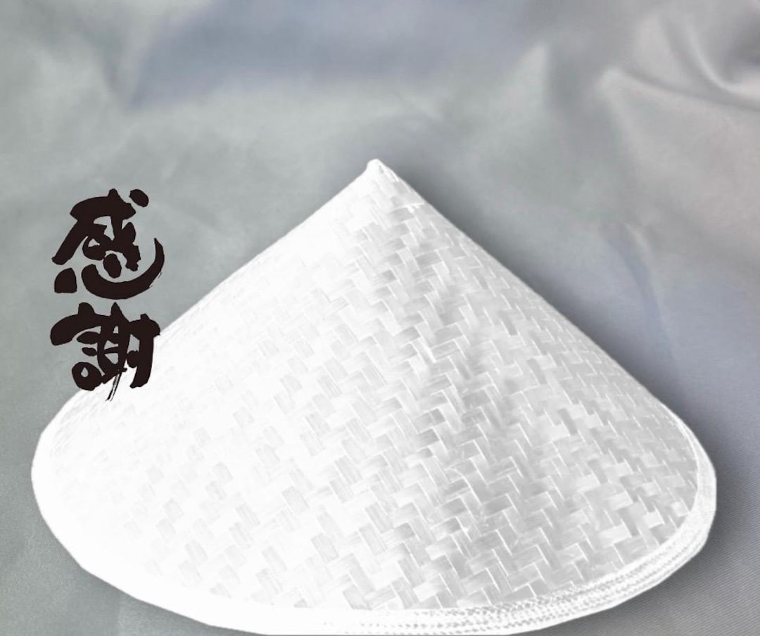Traditional Japanese Samurai Hat (white) – A Touch of Sengoku Era Style ...