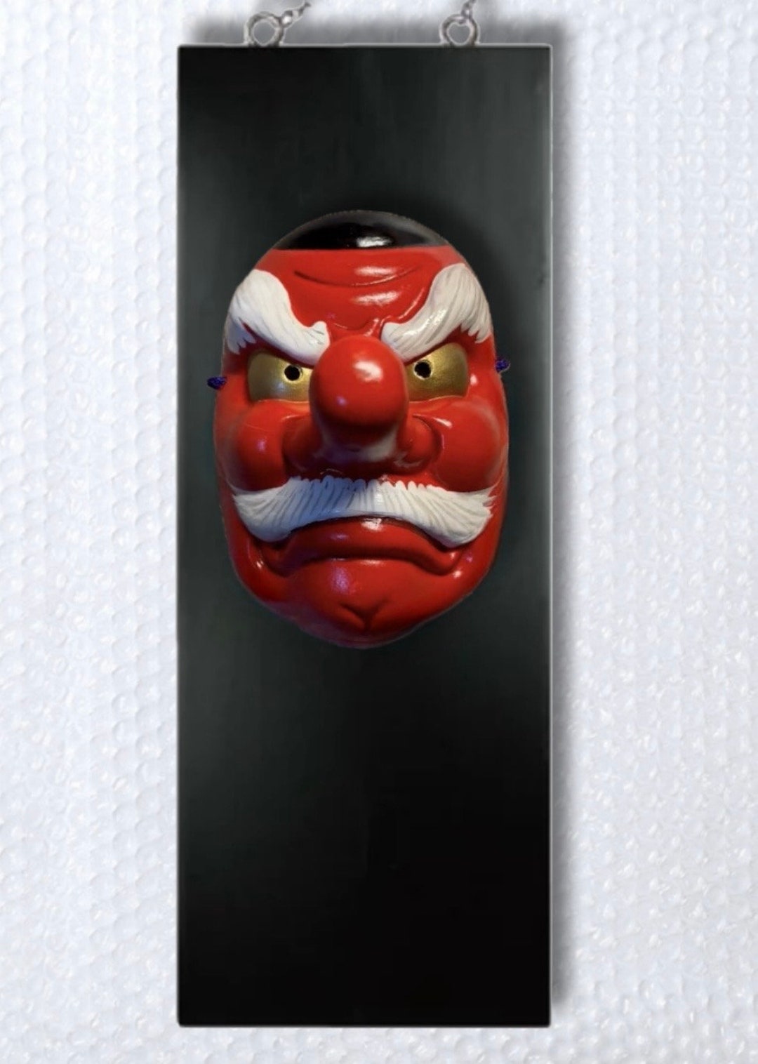 Handcrafted Tengu Noh Mask Wall Statue Traditional Japanese Art With ...