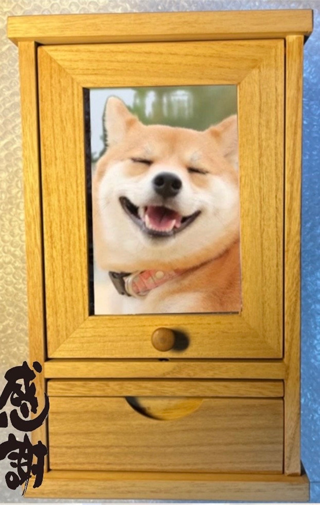 Japanese Butsudan Buddhist Pet Altar Compact Size Luxury Paulownia Wood ...