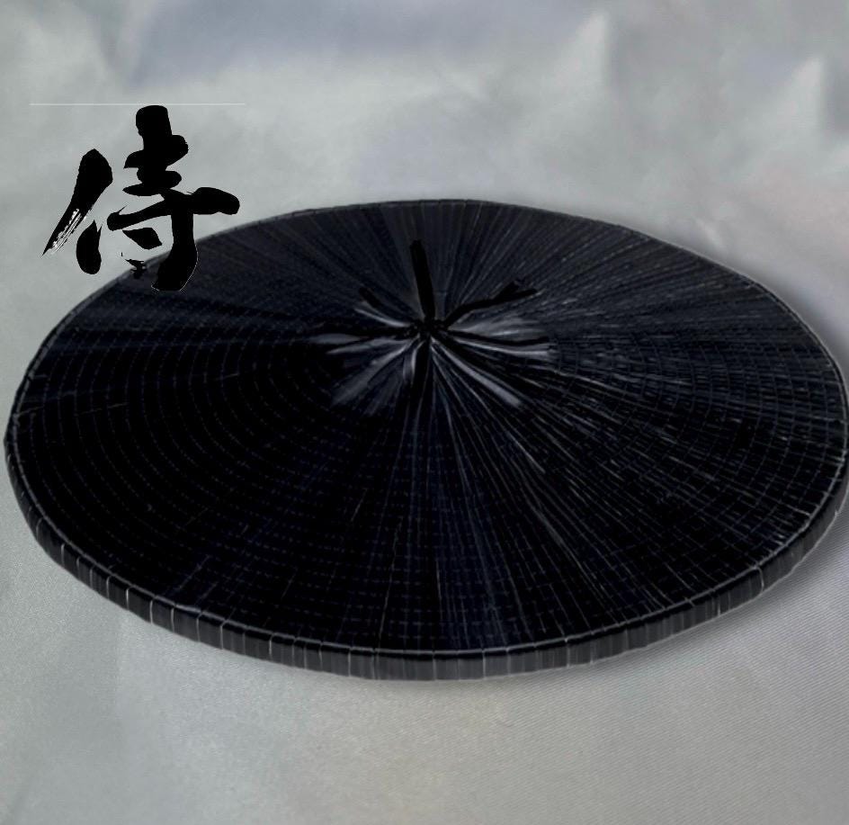 Samurai Bamboo Hat Japanese Ichimonji Gasa Edo Style Made in Japan ...