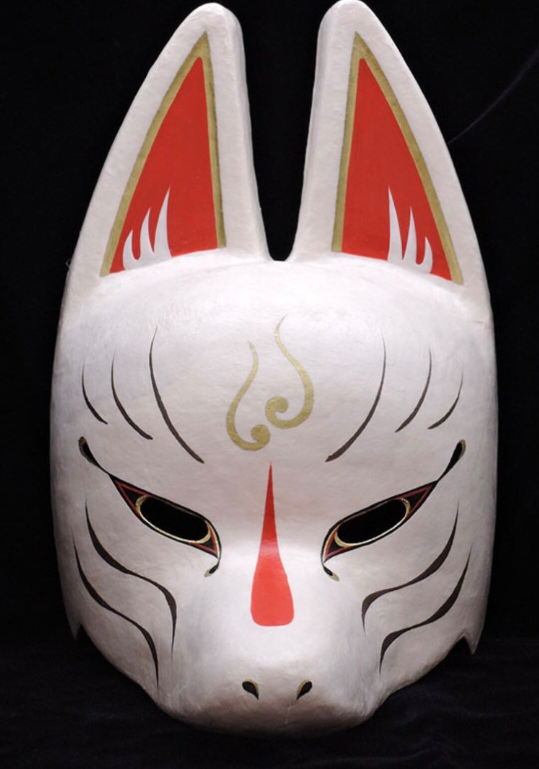 Japanese Traditional Face Fox Mask SOUL - Etsy
