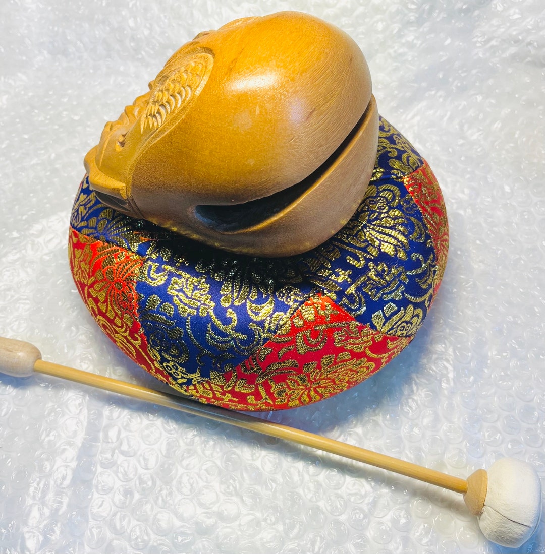 Mokugyo Wooden Gong Set Butsugu Handmade Japan - Etsy