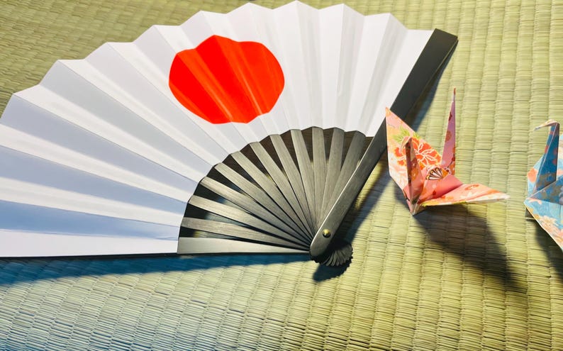 Tessen Japanese Samurai Iron Fan Hinomaru Sun cosplay - Etsy 日本