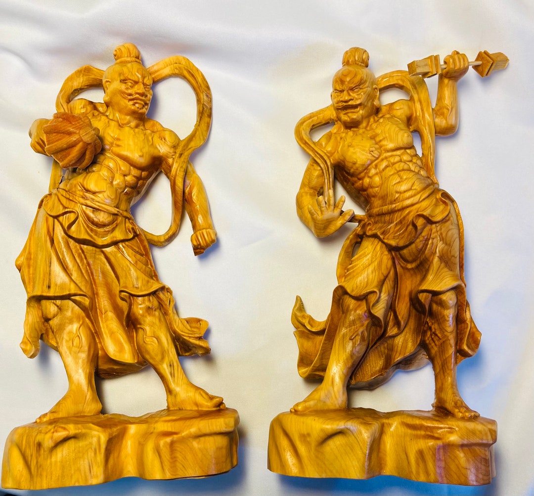 Nio Statues Serve as Guardians of Temples Japan ASAKUSA - Etsy