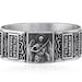 Archangel Michael Ring, St. Michael Protection Band, Sterling Silver ...