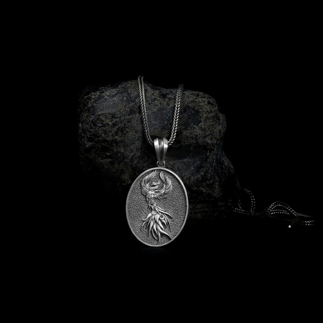 Winged Phoenix Bird Body Necklace Bird Jewelry Bird Pendant - Etsy