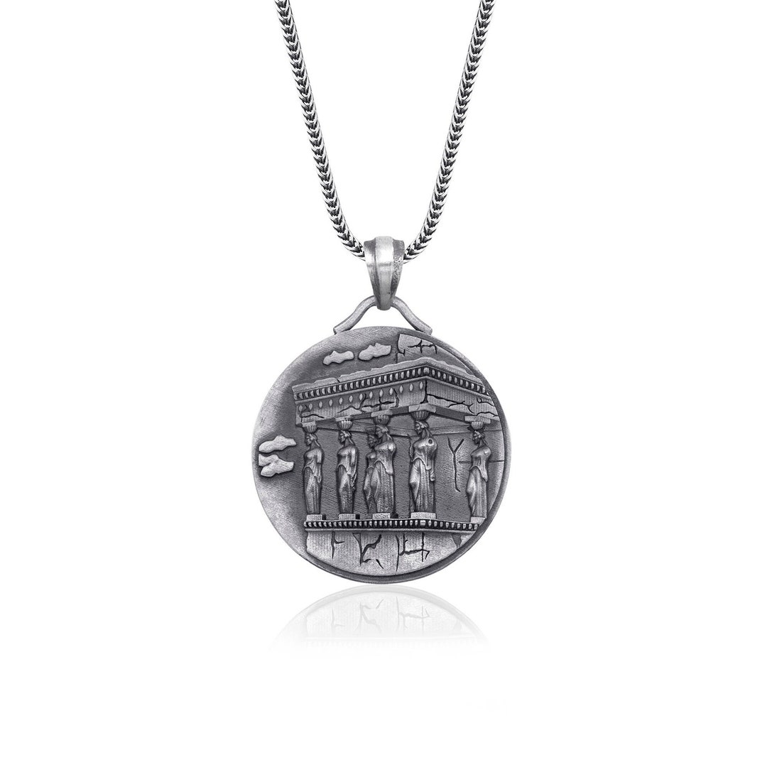 Parthenon Temple Greece Acropolis Athens Necklace, Ancient Greece ...