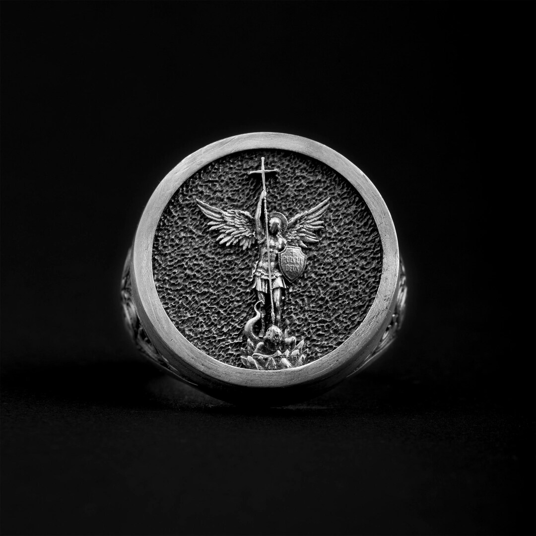 St Michael the Archangel Guardian Ring, Archangel Michael, Christmas ...