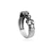 Kiss of Loving Couple Ring 925, Romantic Sterling Silver Ring, Embrace ...