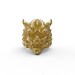 Silver Hannya Oni Ring, Hannya Design, Japanese Skull Ring, Unique ...
