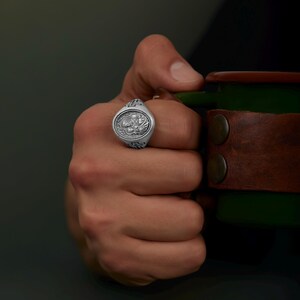 Saint Joseph Religious Ring, Coat of Arms Ring, Crest Ring, Family ...