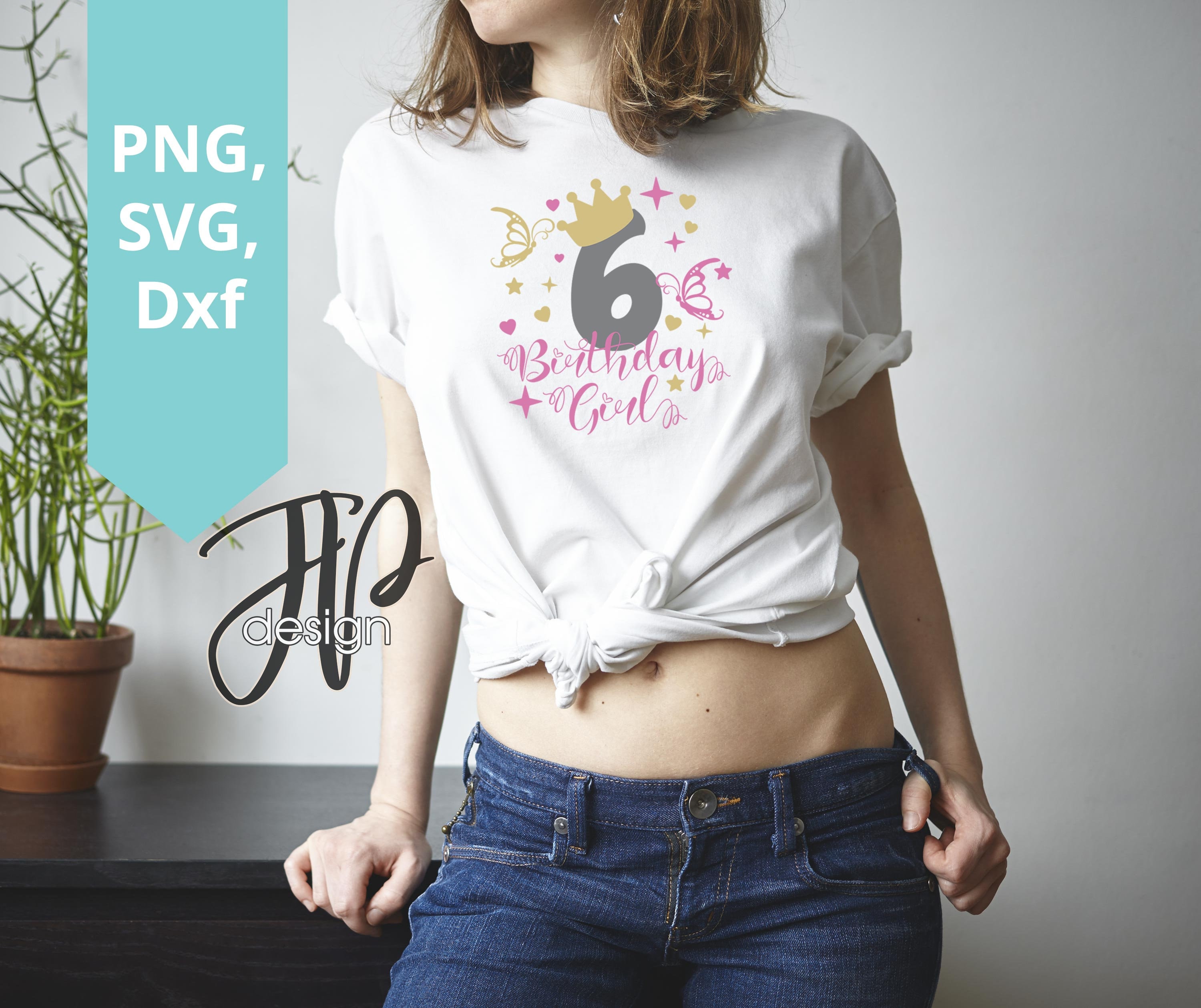 Seis cumpleaños svg, sexto cumpleaños svg, 6º cumpleaños svg, número ...