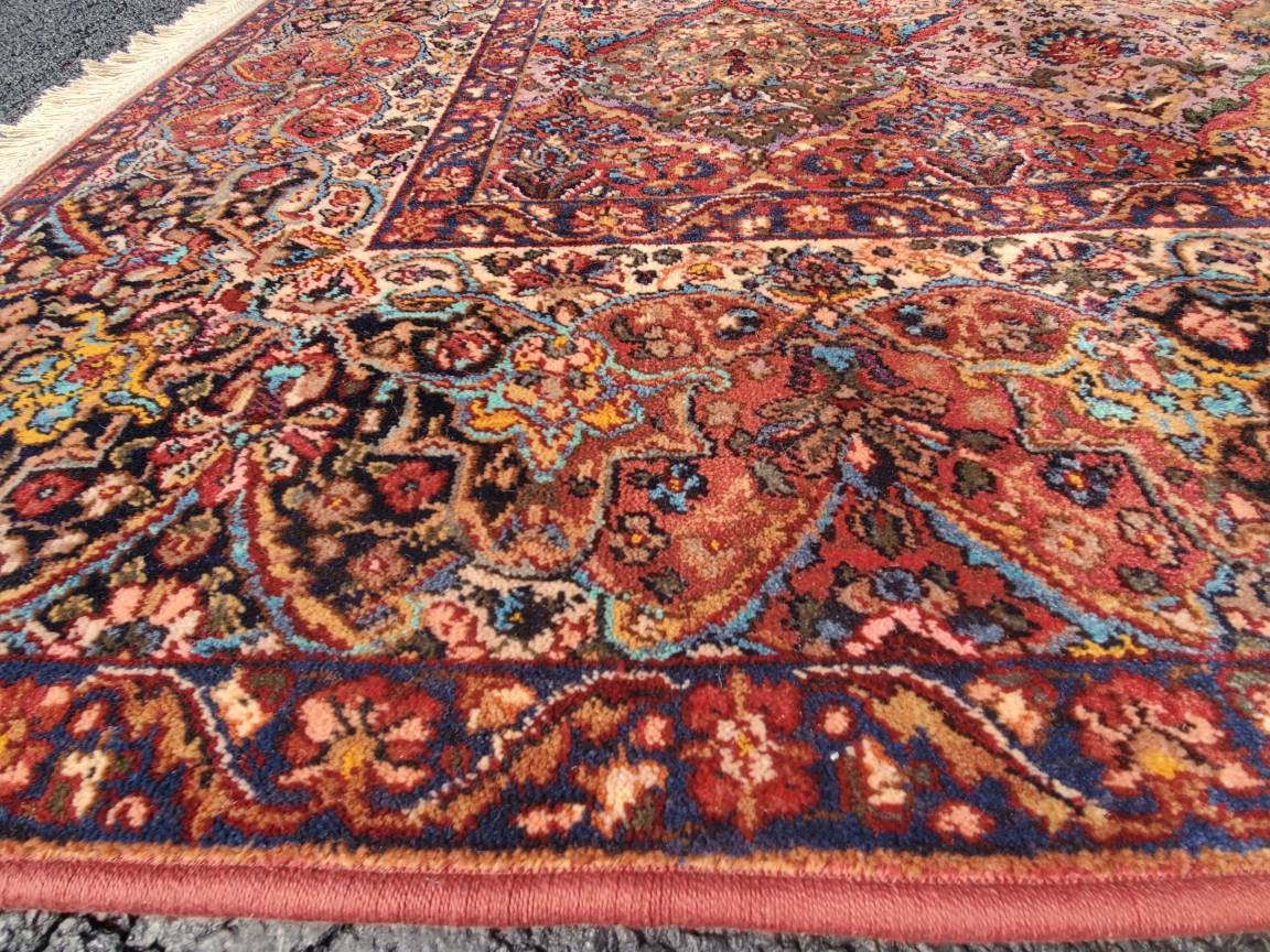 Karastan 717 Multicolor Panel Kirman 15x14 Mint Condition - Etsy