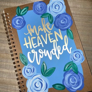 Handpainted Journals - Etsy