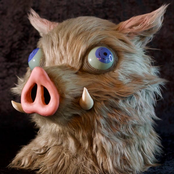 Inosuke Mask - Etsy