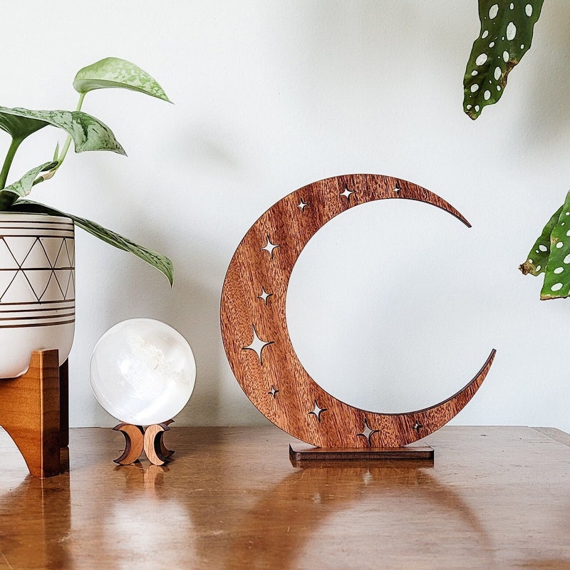 Wood Moon - Etsy
