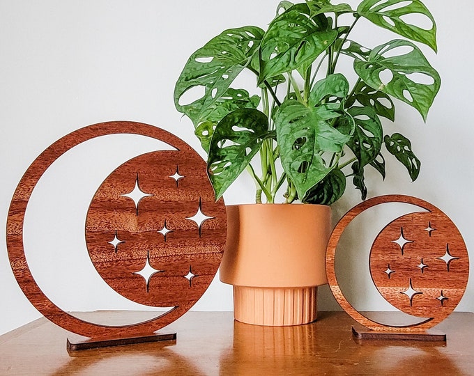 Moon Phase Sign, Wooden Moons, Wood Bojo Decor, Wall Hanging, Wall Art ...
