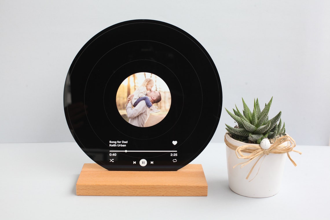 Personalized Record Display Best Gift for Husband Father - Etsy